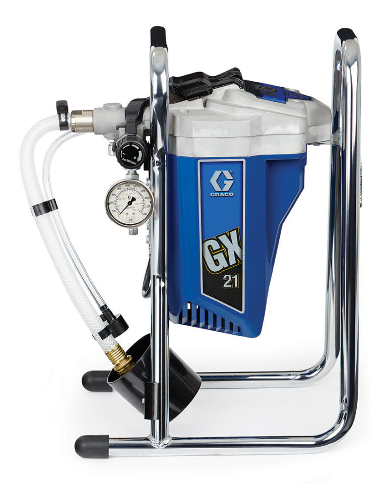 Graco GX21 Paint Sprayers Portable spray paint out of the bucket.