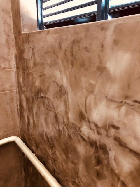 Earthcote Pandomo Environmentally friendly, resin-based coating.